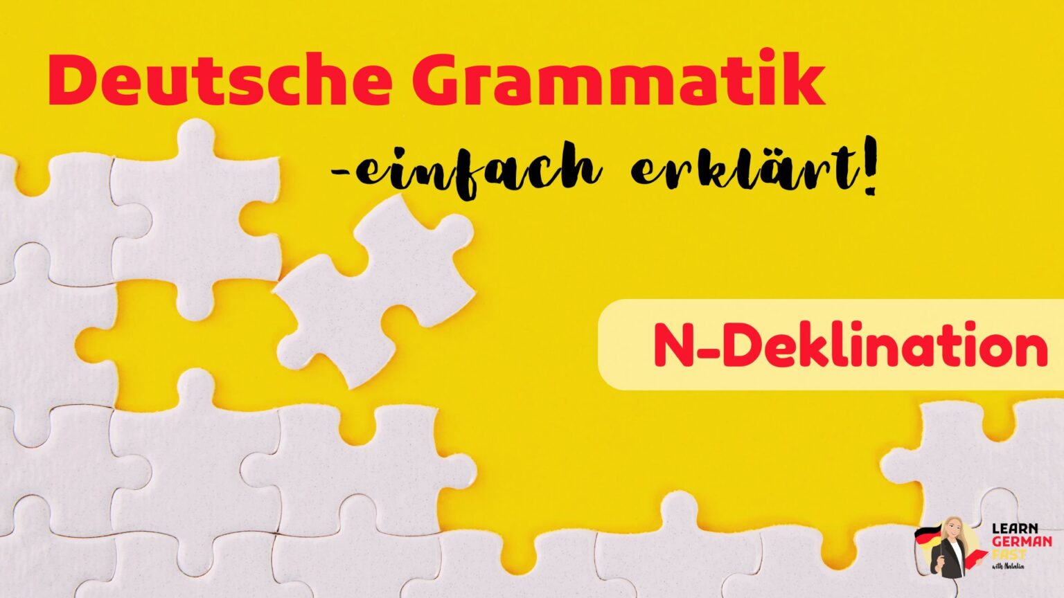 N-Deklination - Learn German Fast