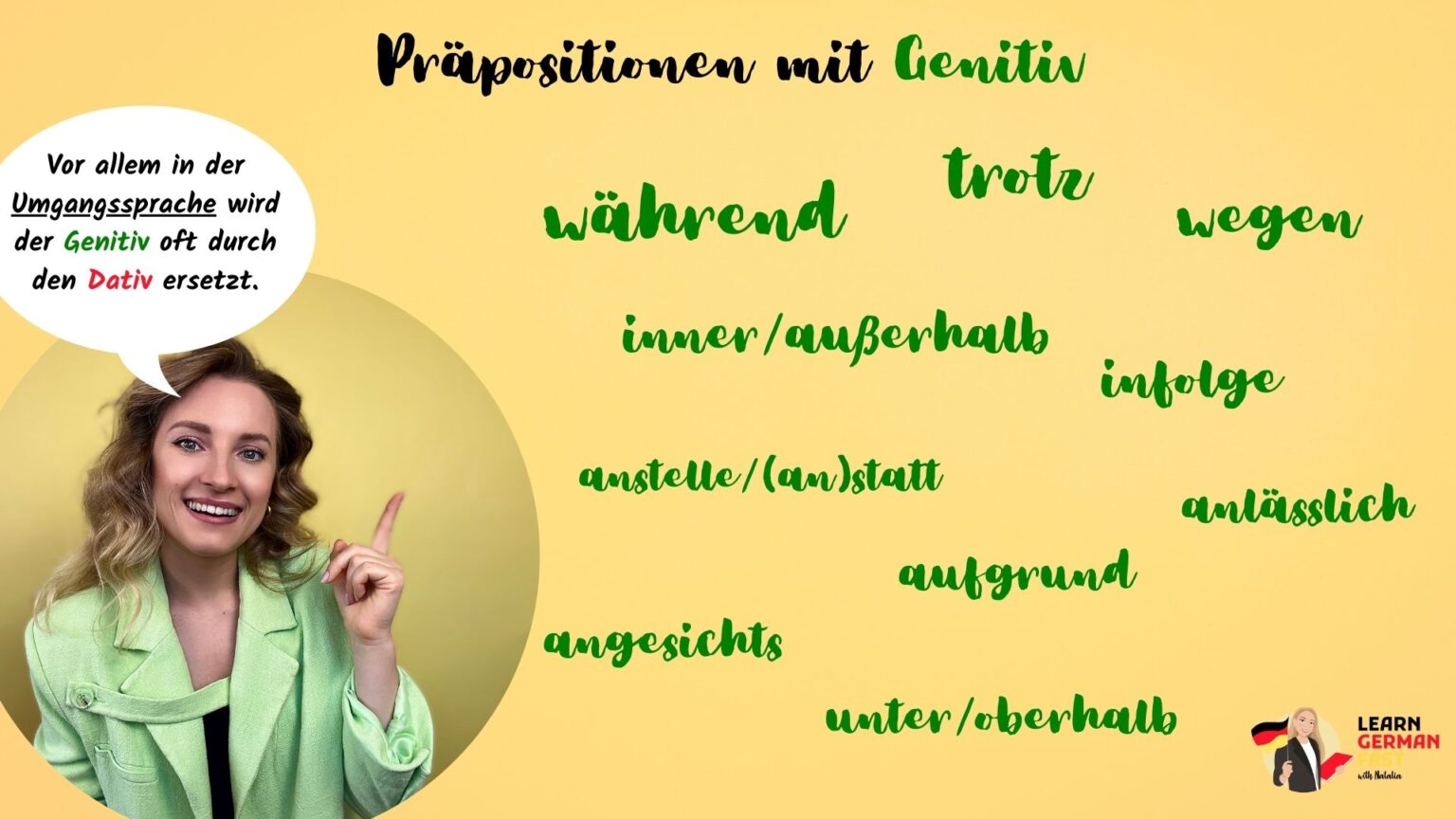 Genitiv - Learn German Fast