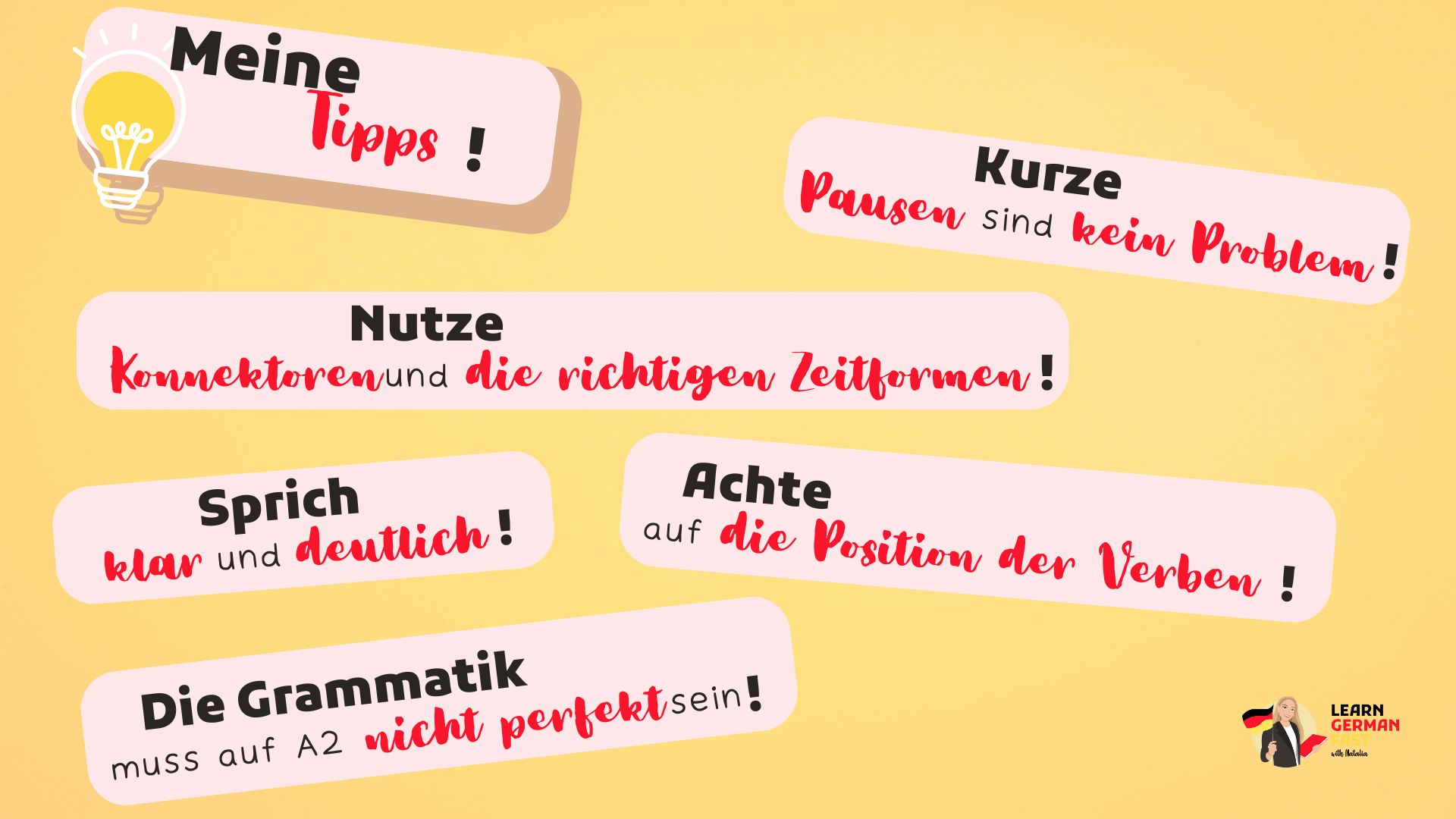 A2-Prüfung Sprechen (TELC): Sich vorstellen - Learn German Fast